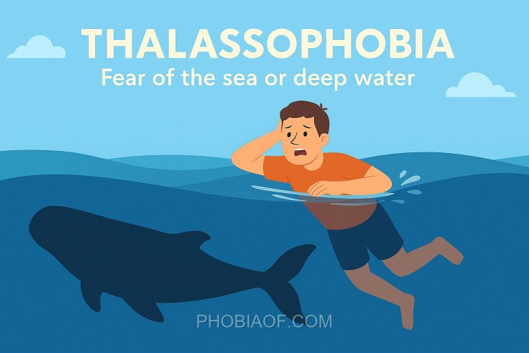 Fear of the sea or deep water - Thalassophobia